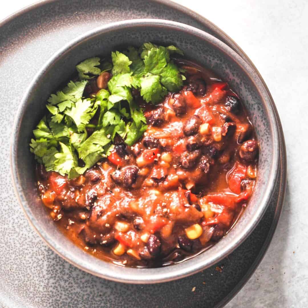 Black Bean Chili Recipe - This Healthy Table