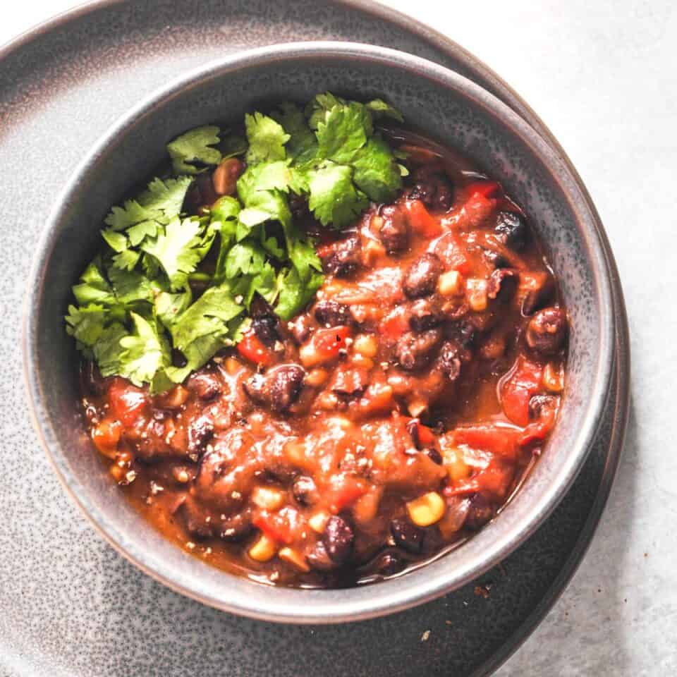 Black Bean Chili Recipe - This Healthy Table
