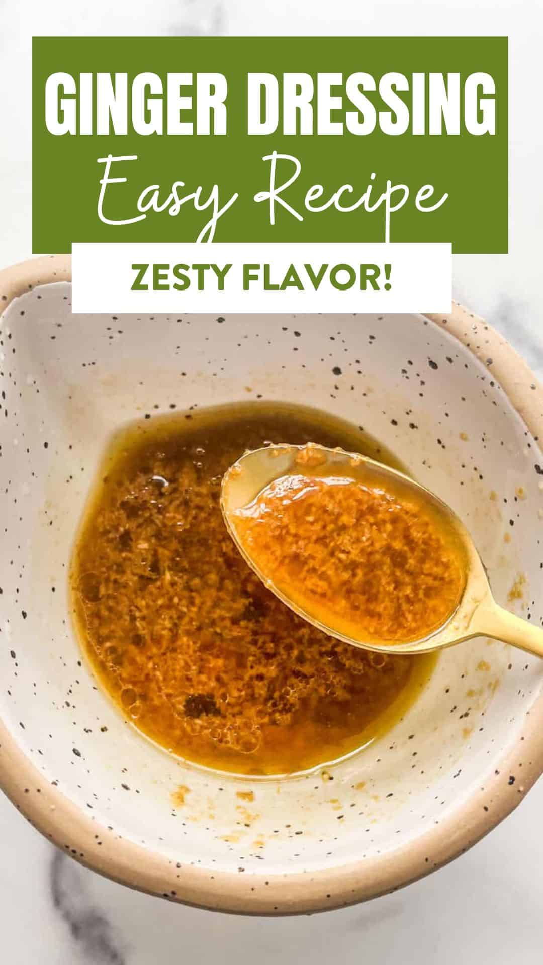 Ginger Dressing - This Healthy Table