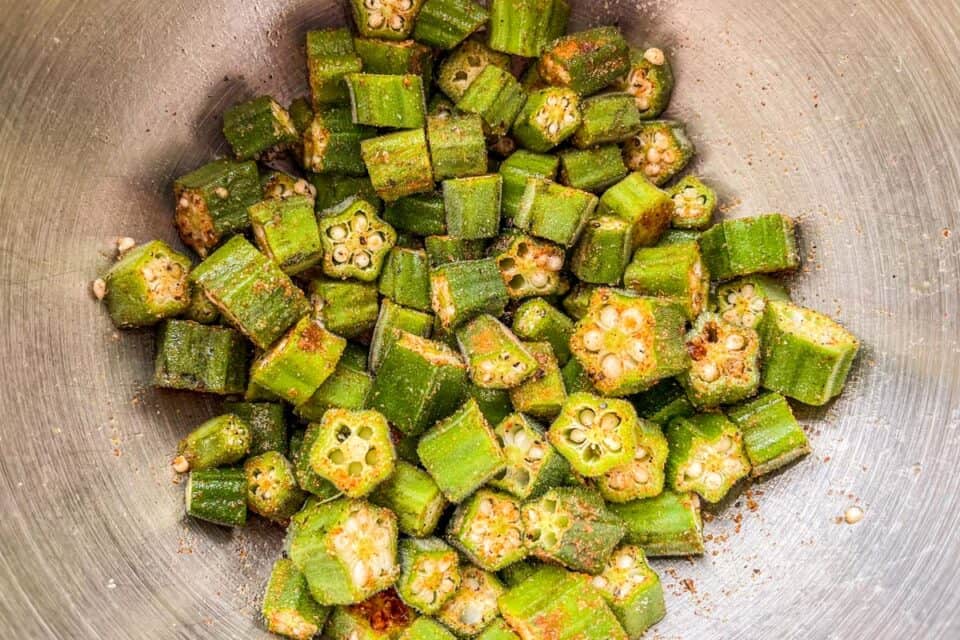 Oven Roasted Okra Recipe - This Healthy Table