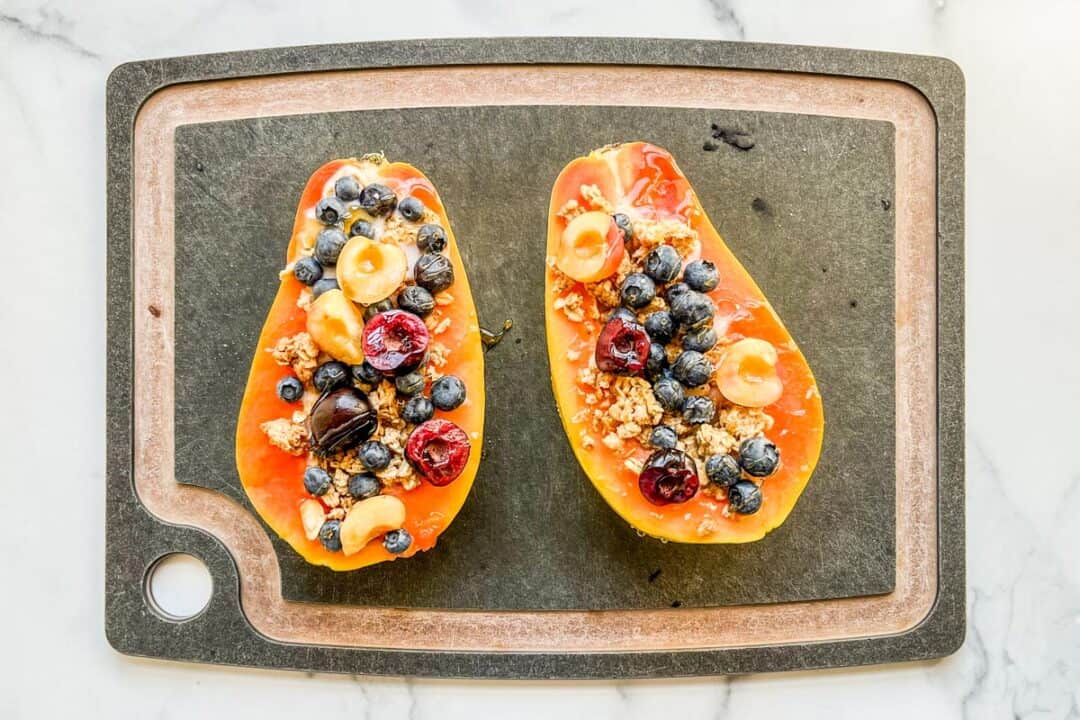 Papaya Yogurt Bowl - This Healthy Table
