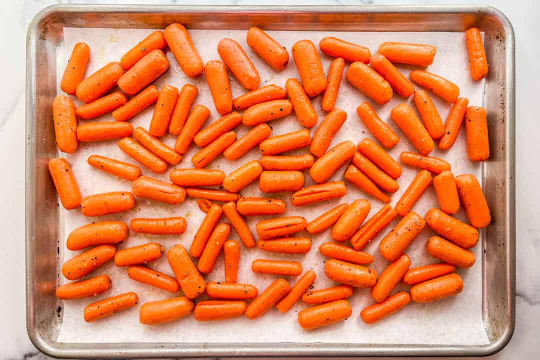 Honey Roasted Baby Carrots - This Healthy Table