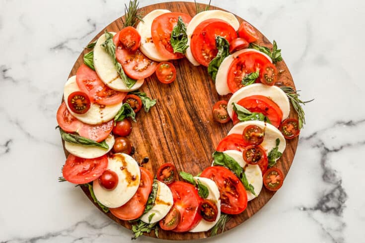 Caprese Wreath - This Healthy Table