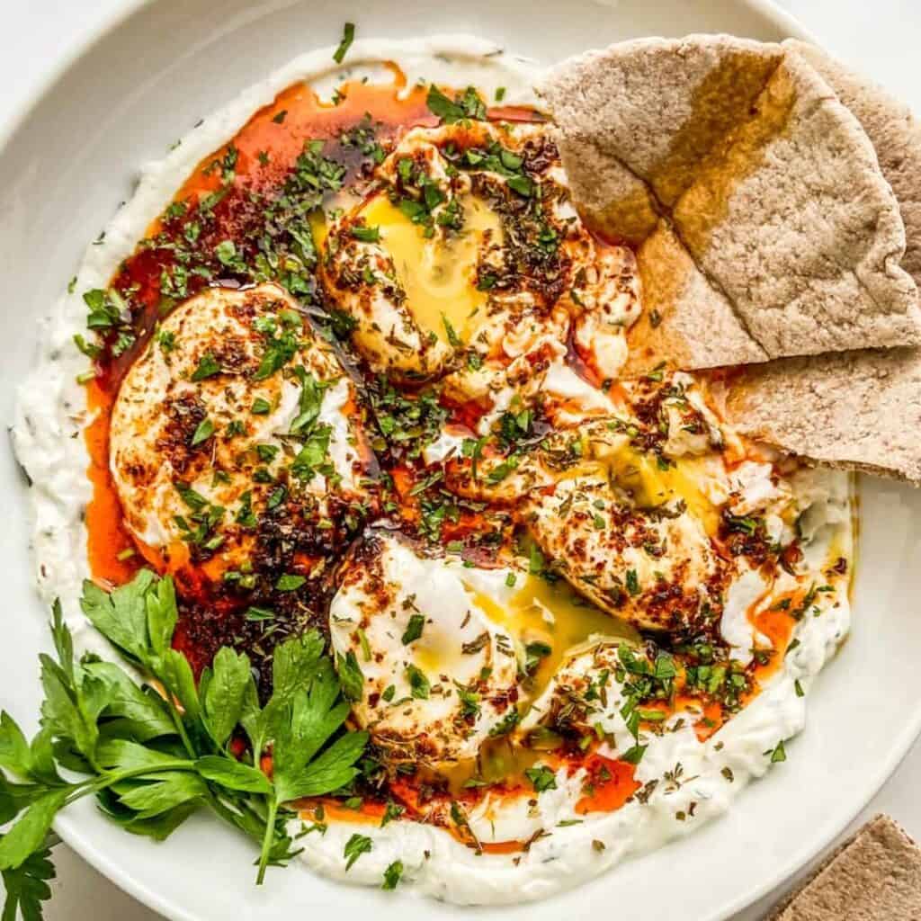 Cilbir (Turkish Eggs in Yogurt) - This Healthy Table