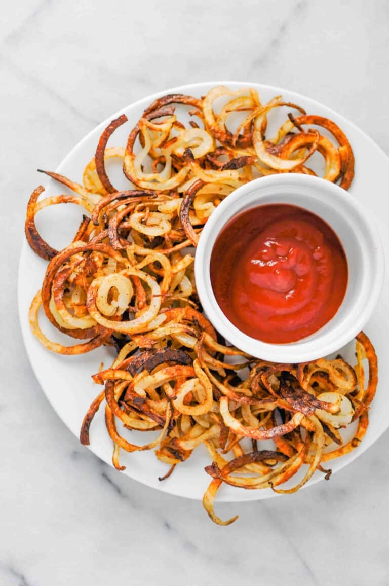 Baked Curly Fries Recipe - This Healthy Table