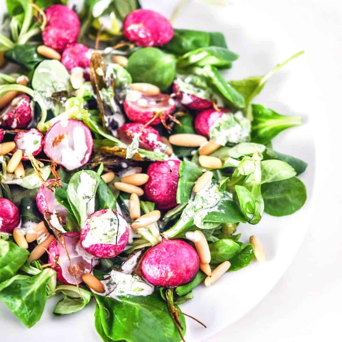 Roasted Radish Salad Recipe - This Healthy Table