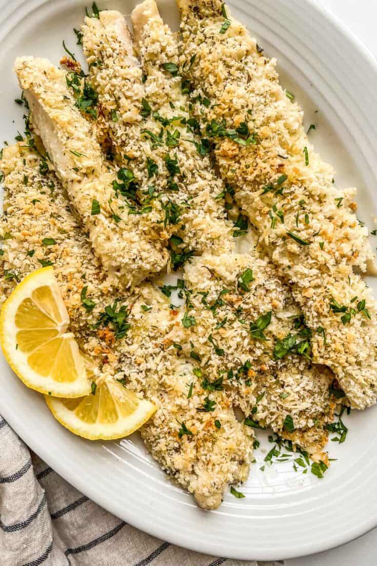 Crispy Baked Alaskan Pollock Recipe - This Healthy Table