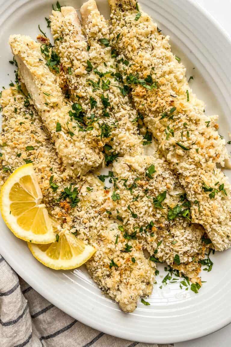 Crispy Baked Alaskan Pollock Recipe - This Healthy Table