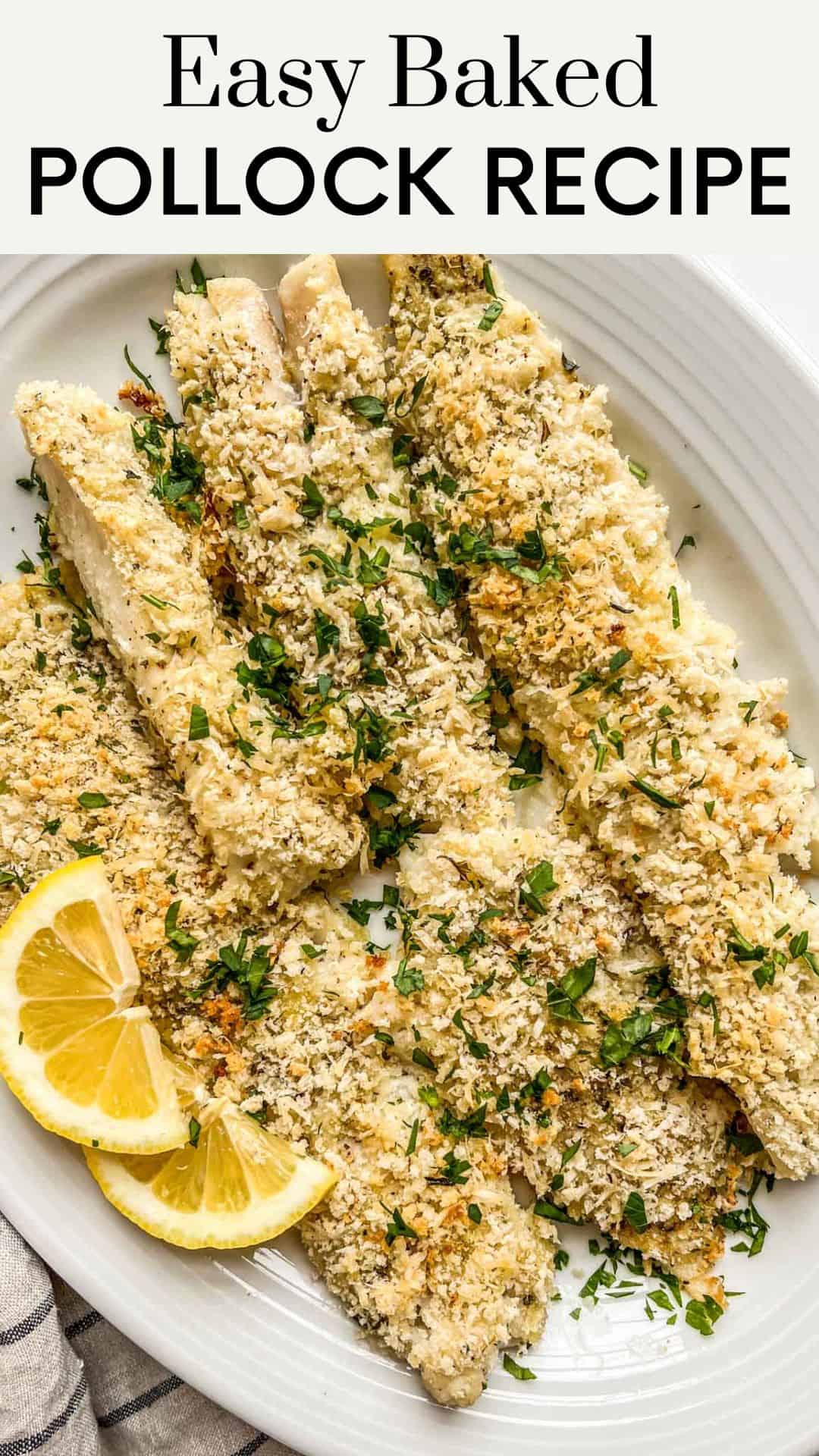 Crispy Baked Alaskan Pollock Recipe - This Healthy Table
