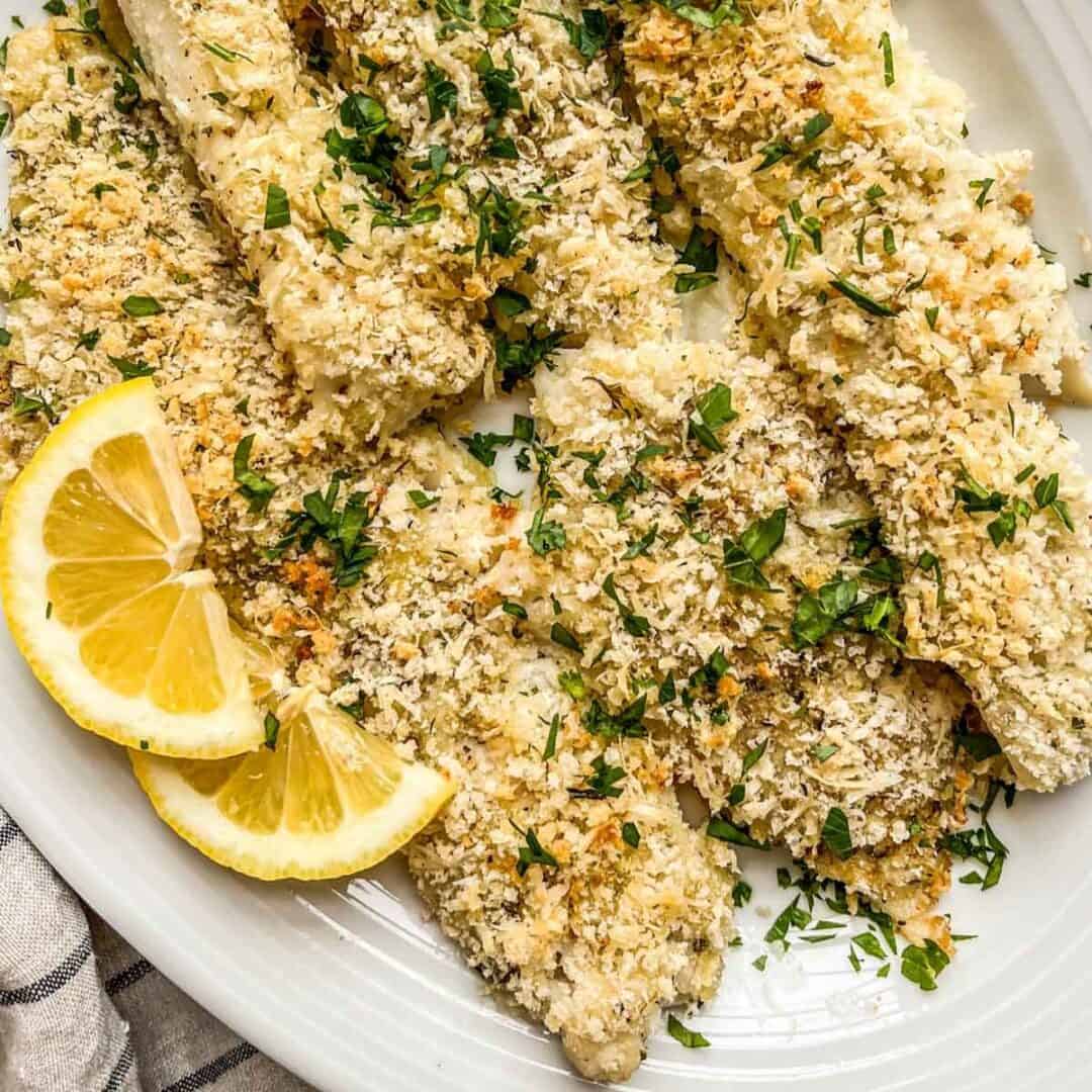Crispy Baked Alaskan Pollock Recipe - This Healthy Table