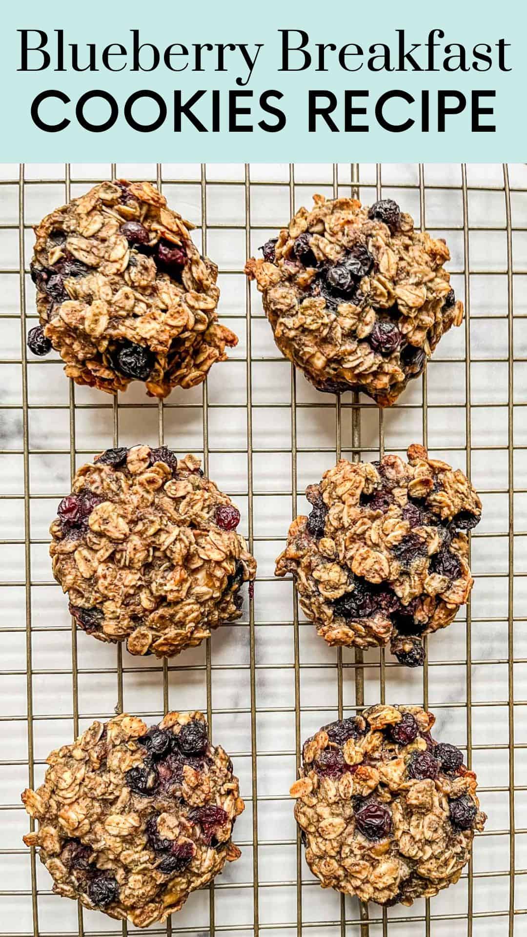 Blueberry Breakfast Cookies - This Healthy Table