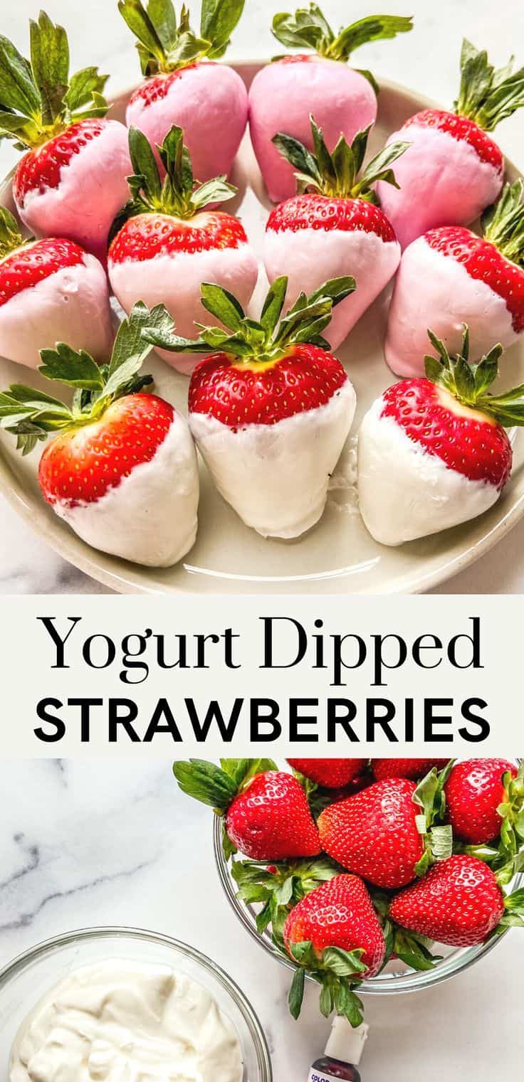 Yogurt Covered Strawberries - This Healthy Table
