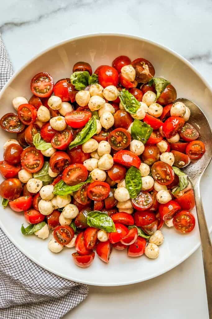 Cherry Tomato Caprese Salad - This Healthy Table