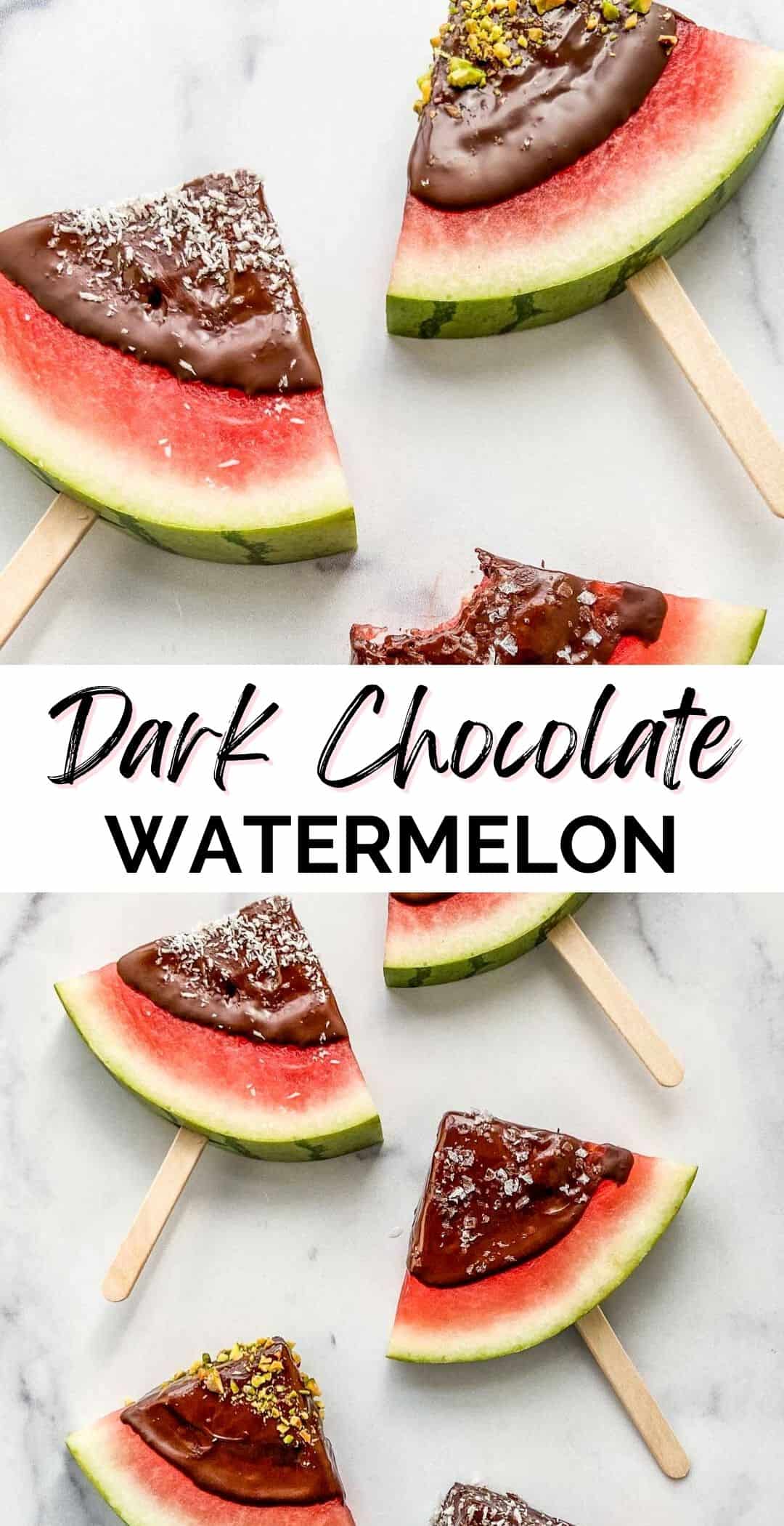 Dark Chocolate Watermelon Recipe - This Healthy Table