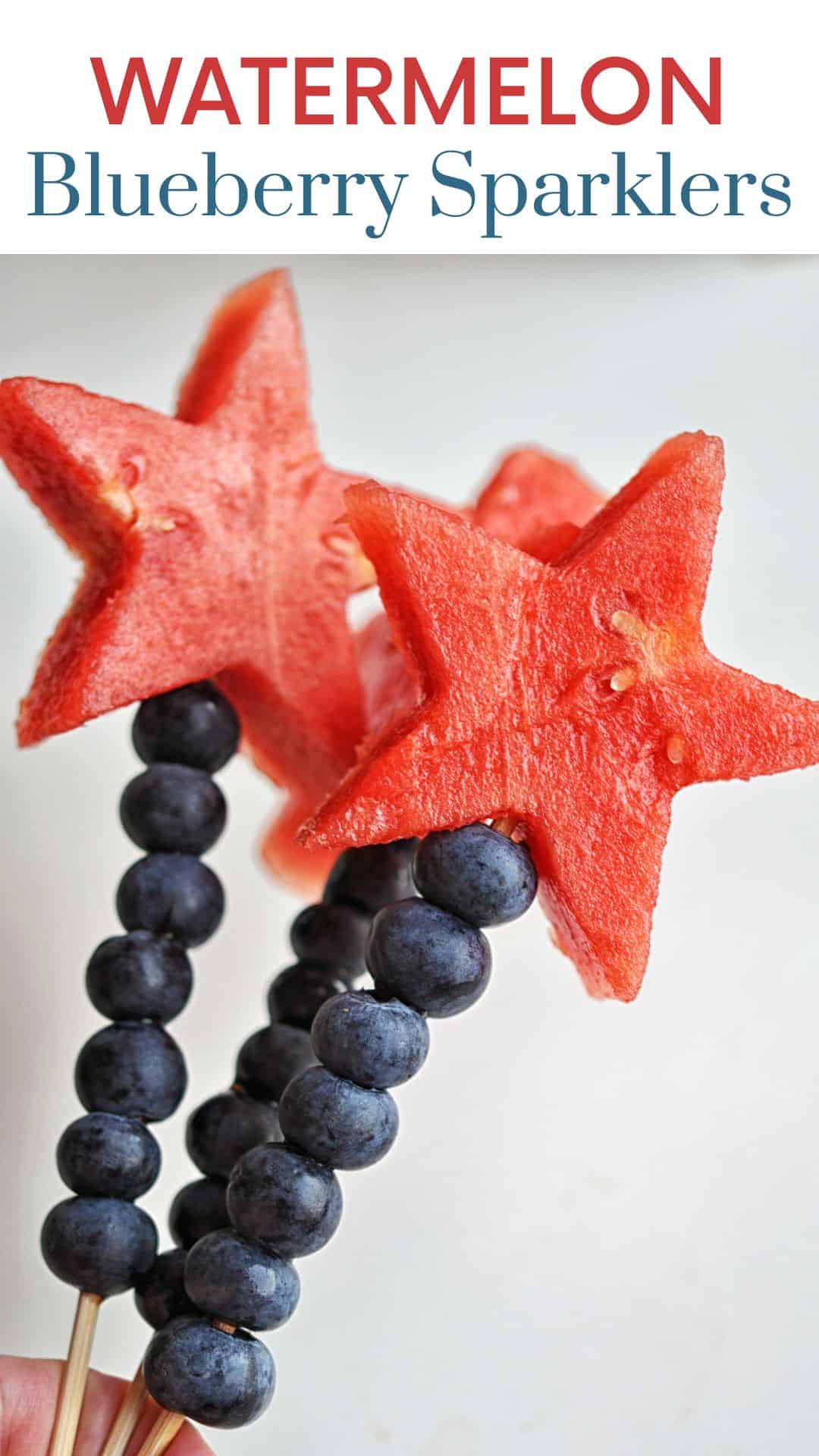 Watermelon Blueberry Sparklers - This Healthy Table