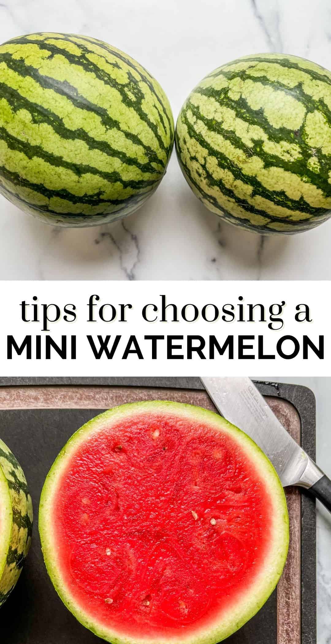 How to Pick a Mini Watermelon - This Healthy Table