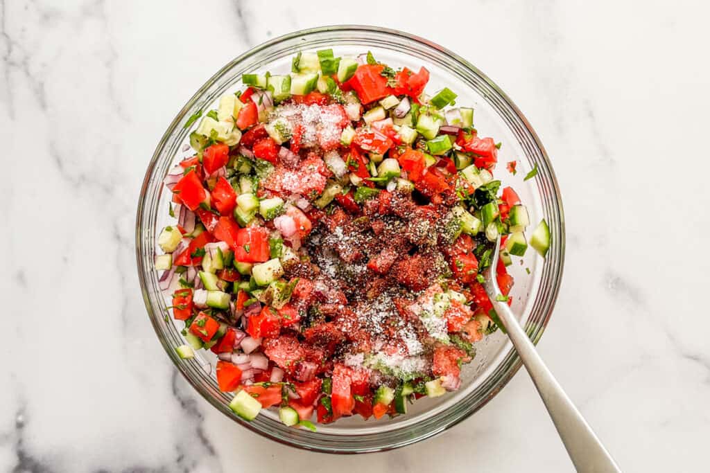 Arabic Salad Recipe - This Healthy Table