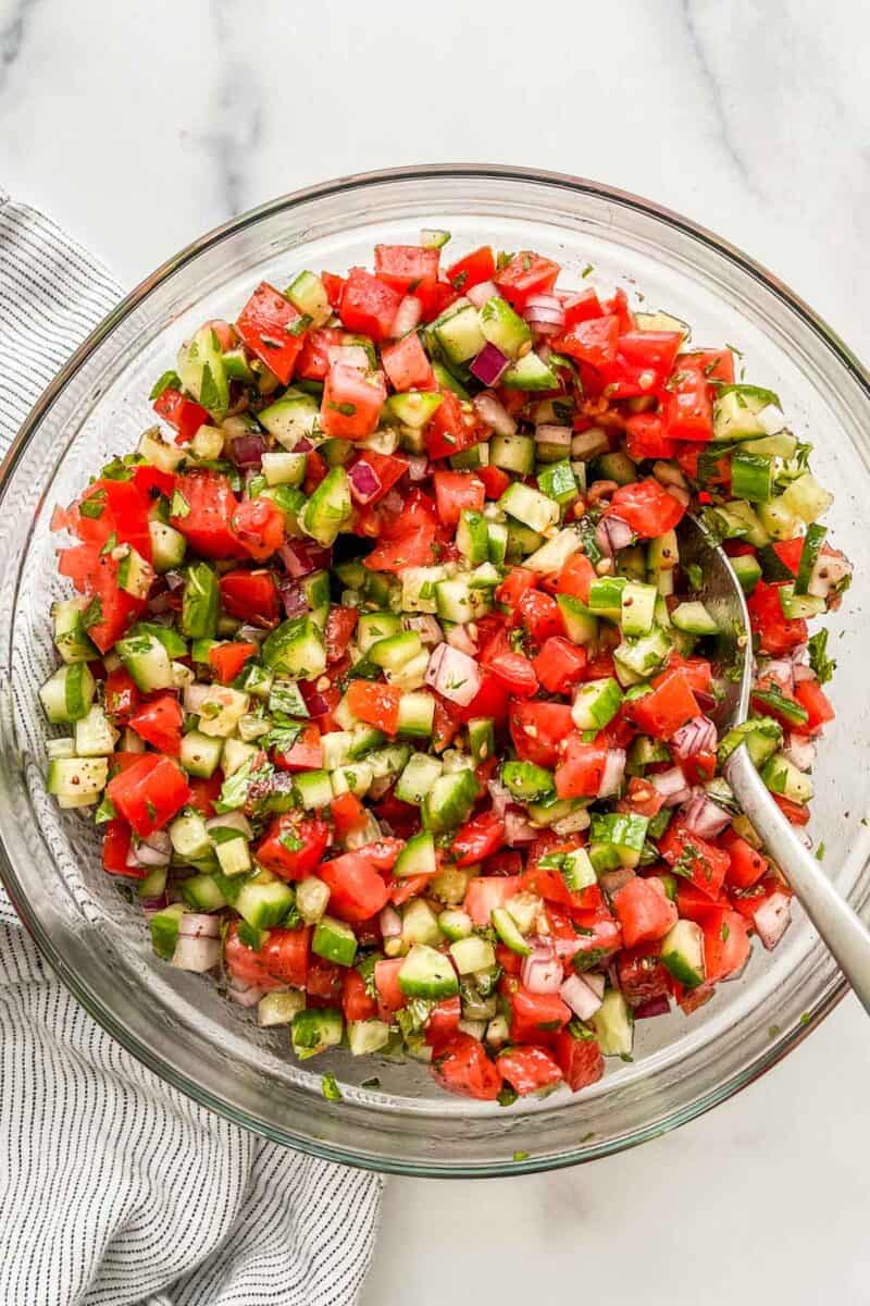 Arabic Salad Recipe - This Healthy Table