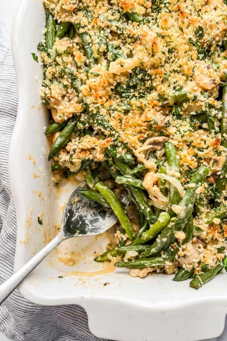 Fresh Green Bean Casserole - This Healthy Table