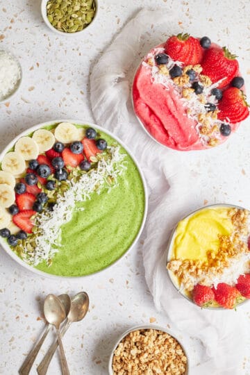 Easy Smoothie Bowls (3 Ways!) - This Healthy Table