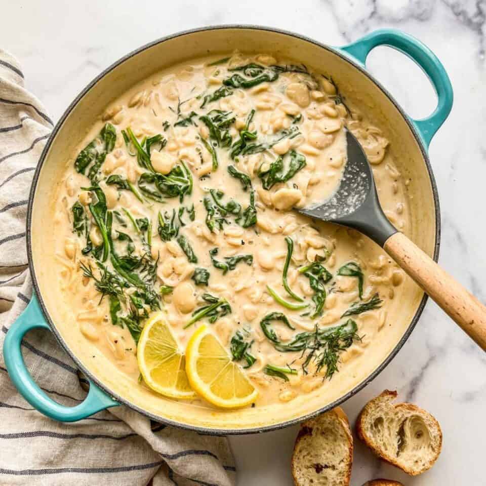 Creamy Miso Butter Beans Recipe - This Healthy Table