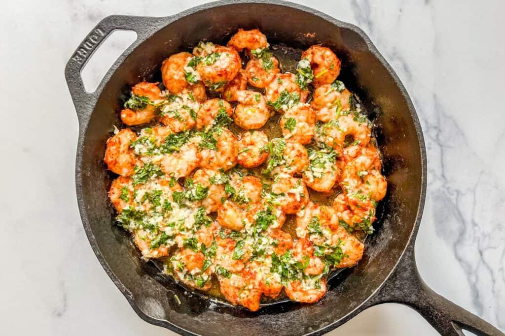 Lemon Garlic Gulf Shrimp Recipe - This Healthy Table