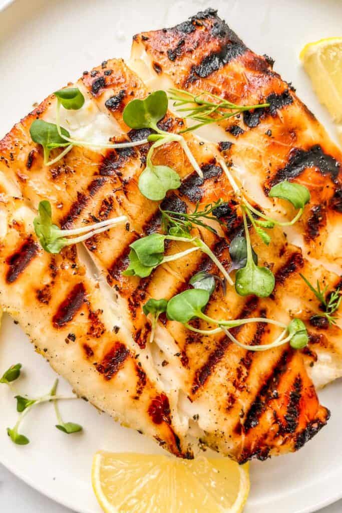 Grilled Halibut Recipe - This Healthy Table