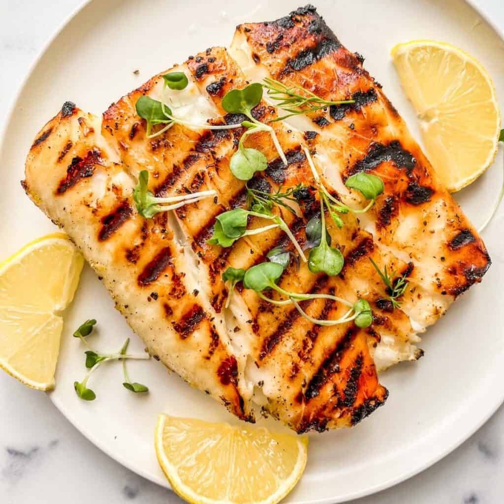 Grilled Halibut Recipe - This Healthy Table