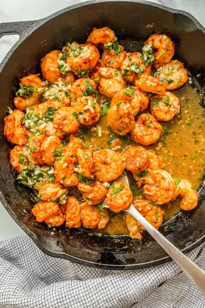 Lemon Garlic Gulf Shrimp Recipe - This Healthy Table