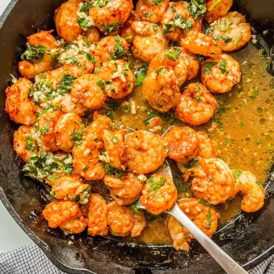 Lemon Garlic Gulf Shrimp Recipe - This Healthy Table
