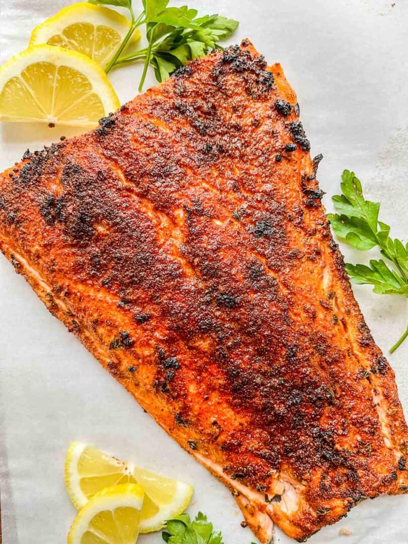 Easy Broiled Salmon Recipe - This Healthy Table