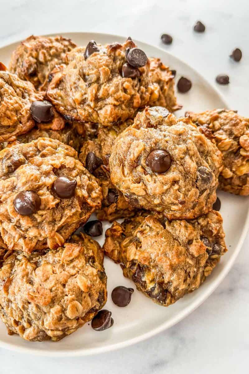 Healthy Banana Oatmeal Cookies - This Healthy Table