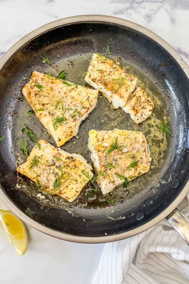 Easy Pan Fried Cod Recipe - This Healthy Table