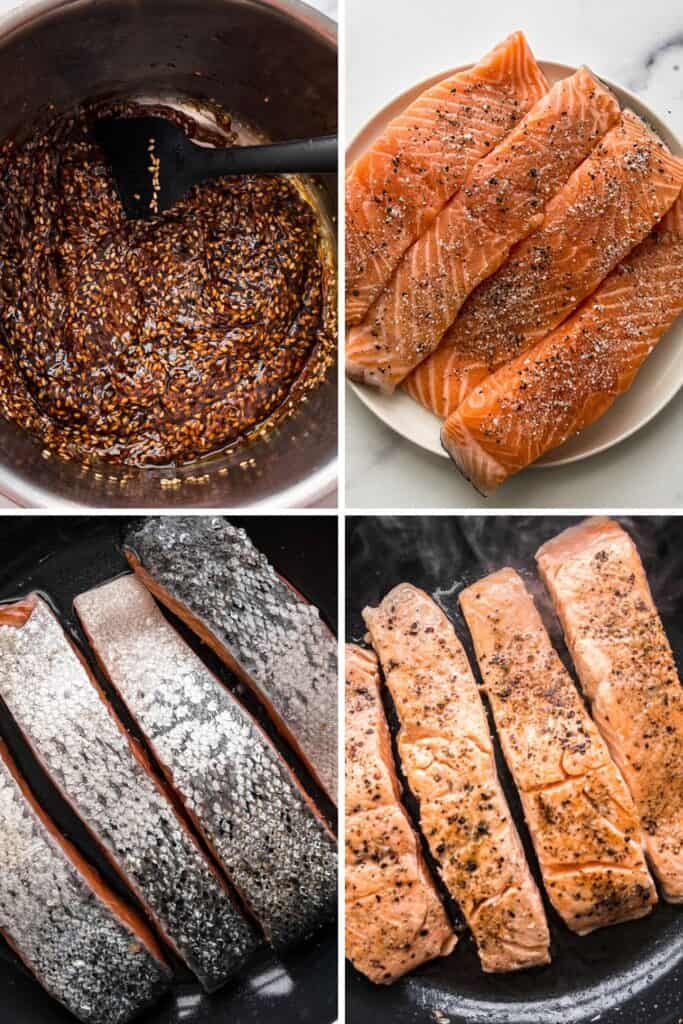 Teriyaki Salmon Bowl - This Healthy Table