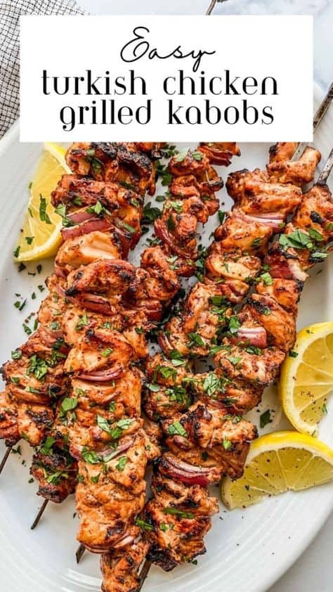 Turkish Chicken Kabobs Recipe - This Healthy Table