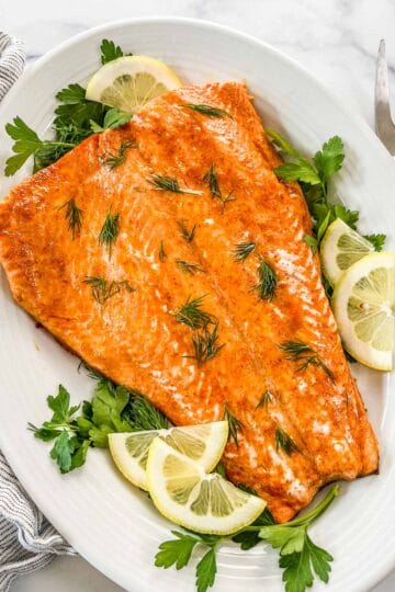 Baked King Salmon Recipe - This Healthy Table
