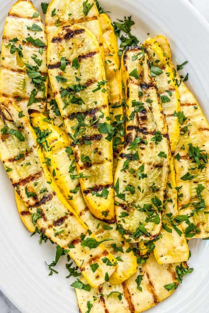 Grilled Yellow Squash Recipe - This Healthy Table