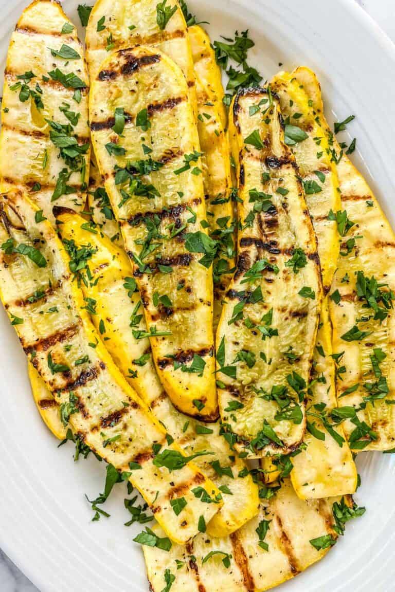 Grilled Yellow Squash Recipe - This Healthy Table