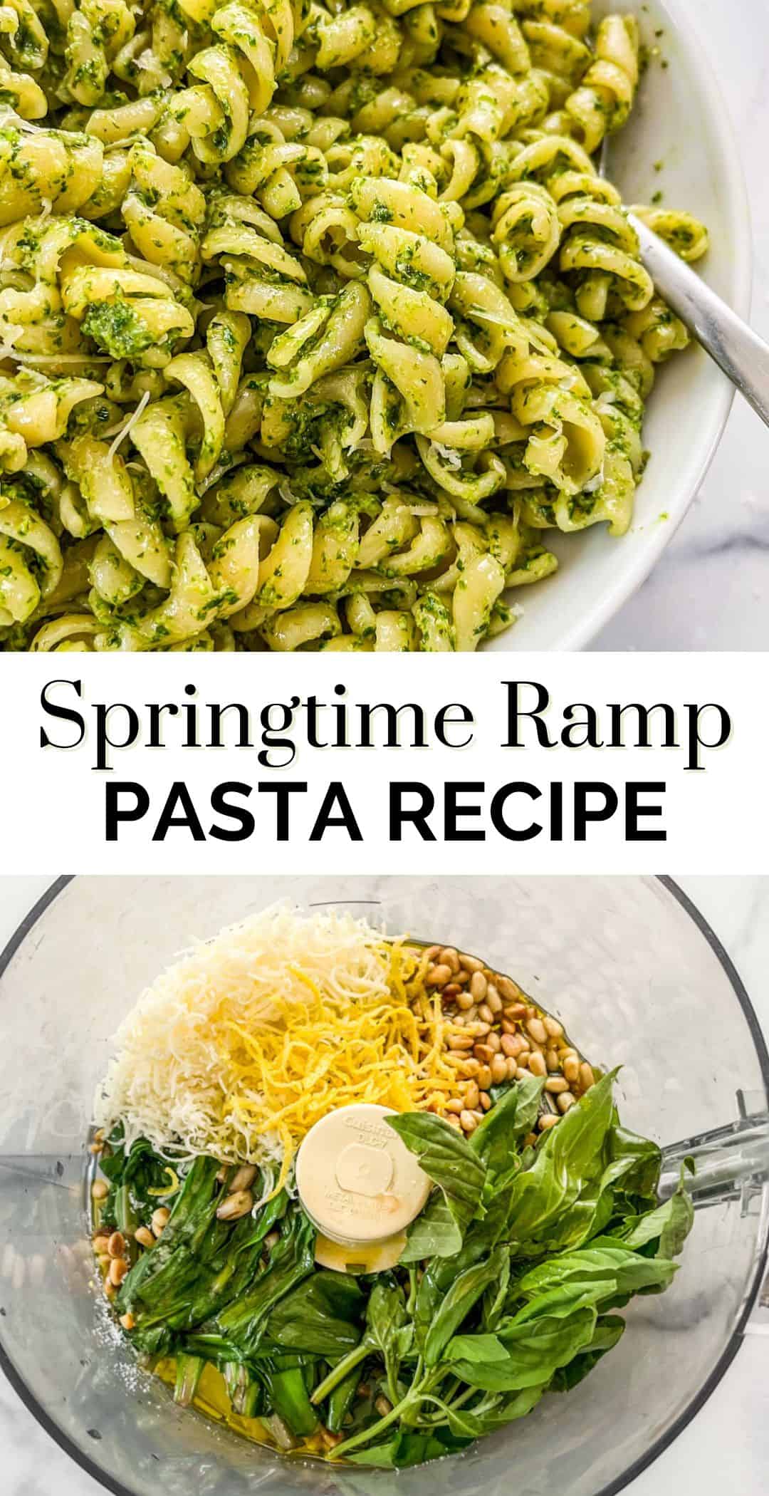 Springtime Ramp Pasta Recipe - This Healthy Table