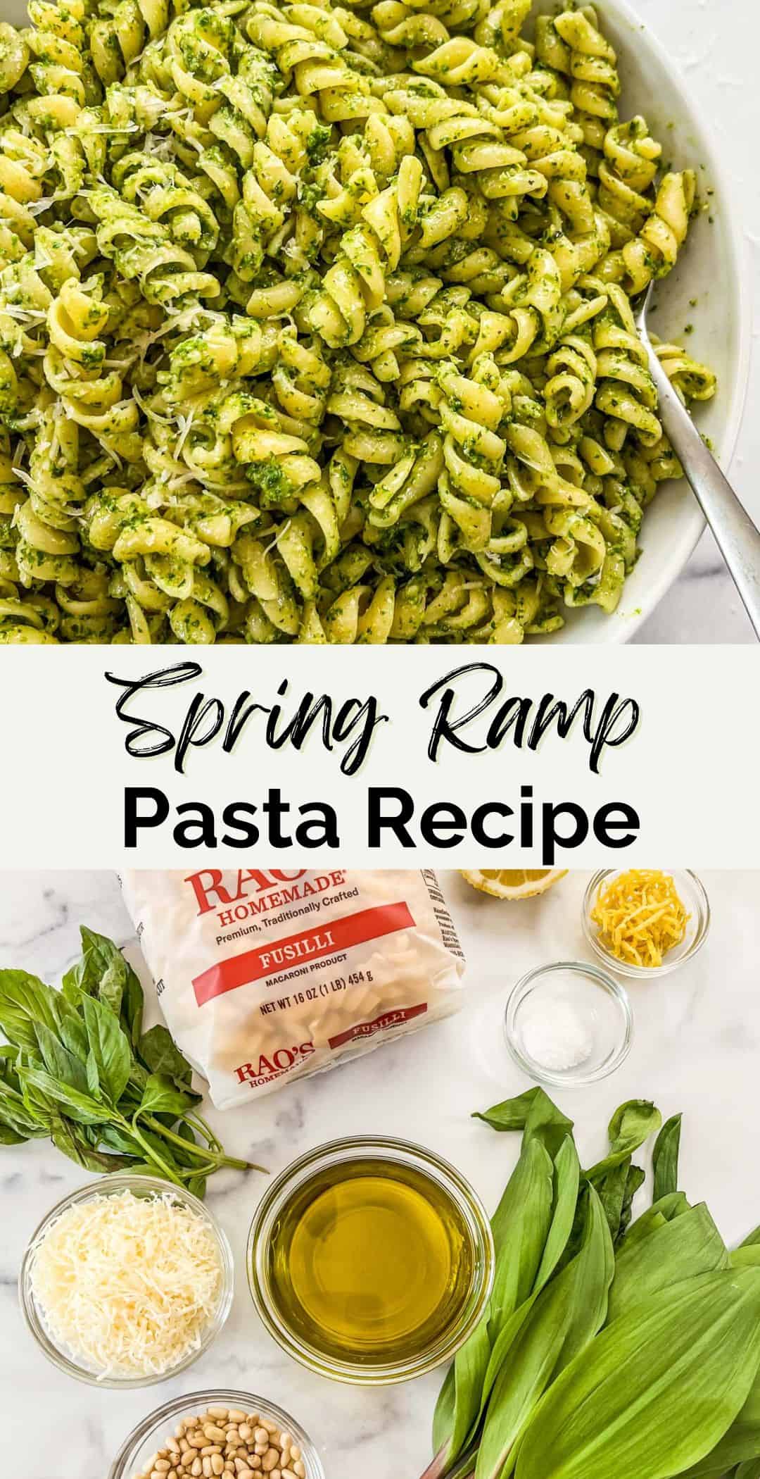 Springtime Ramp Pasta Recipe - This Healthy Table