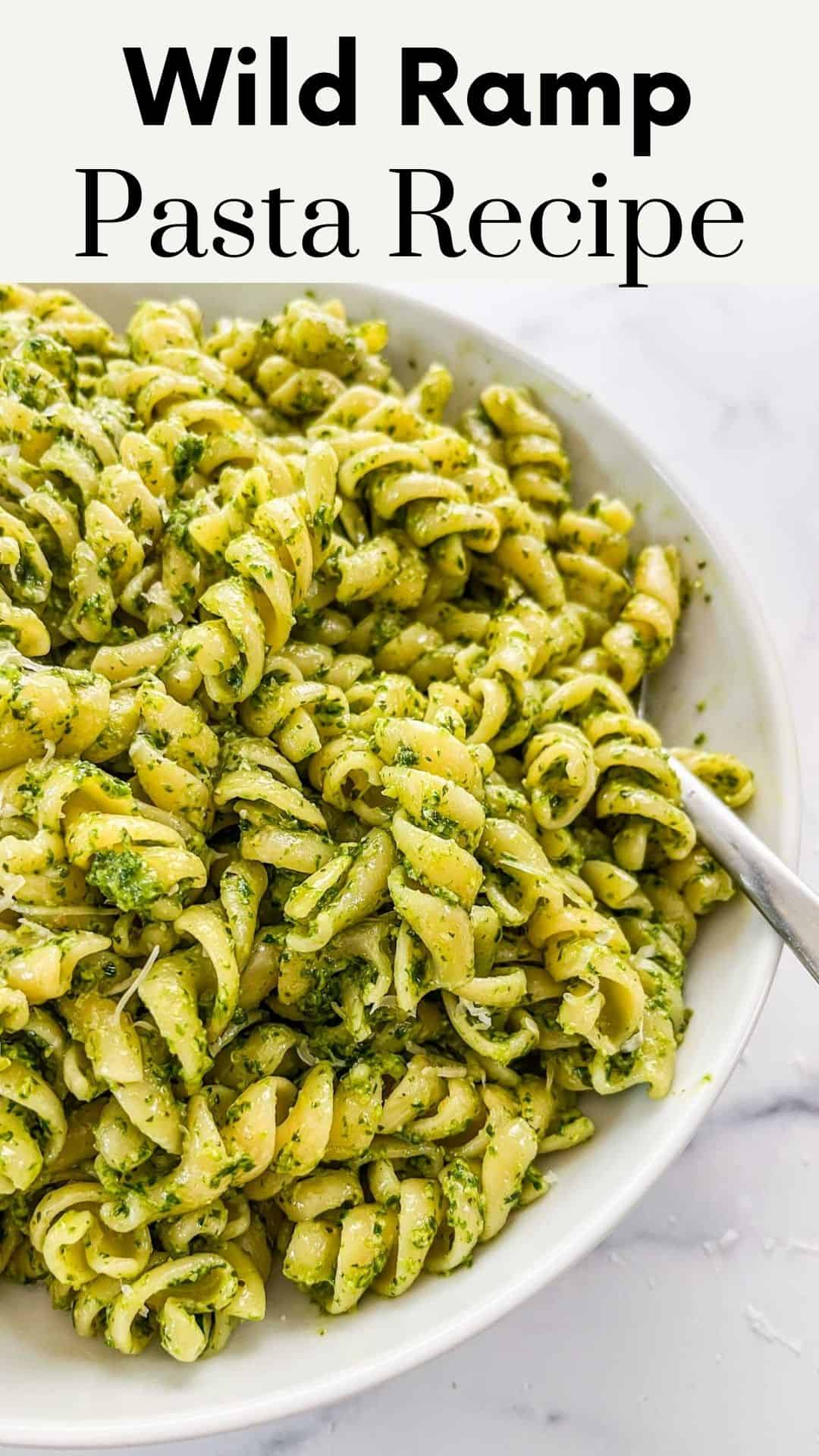 Springtime Ramp Pasta Recipe - This Healthy Table