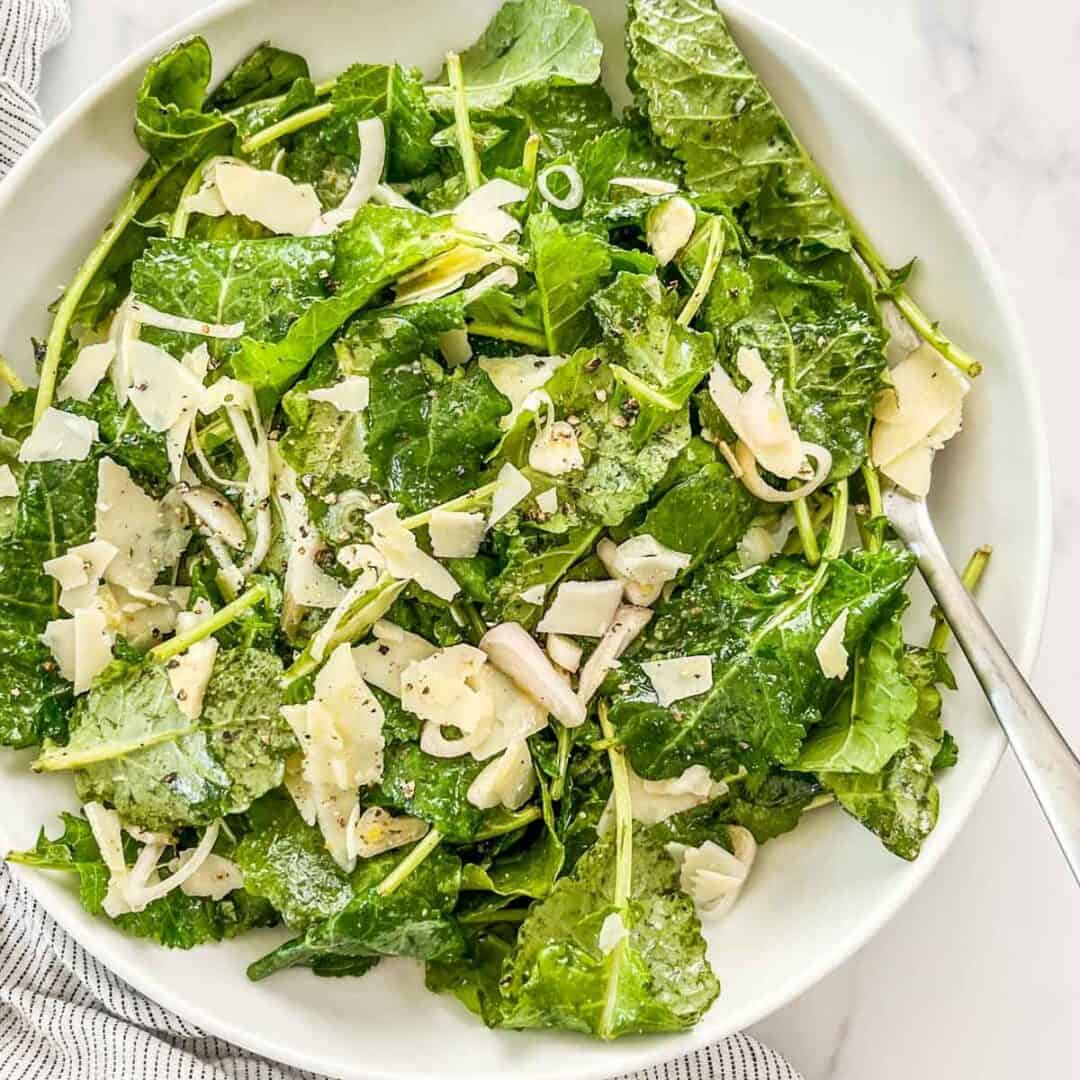 Simple Baby Kale Salad - This Healthy Table