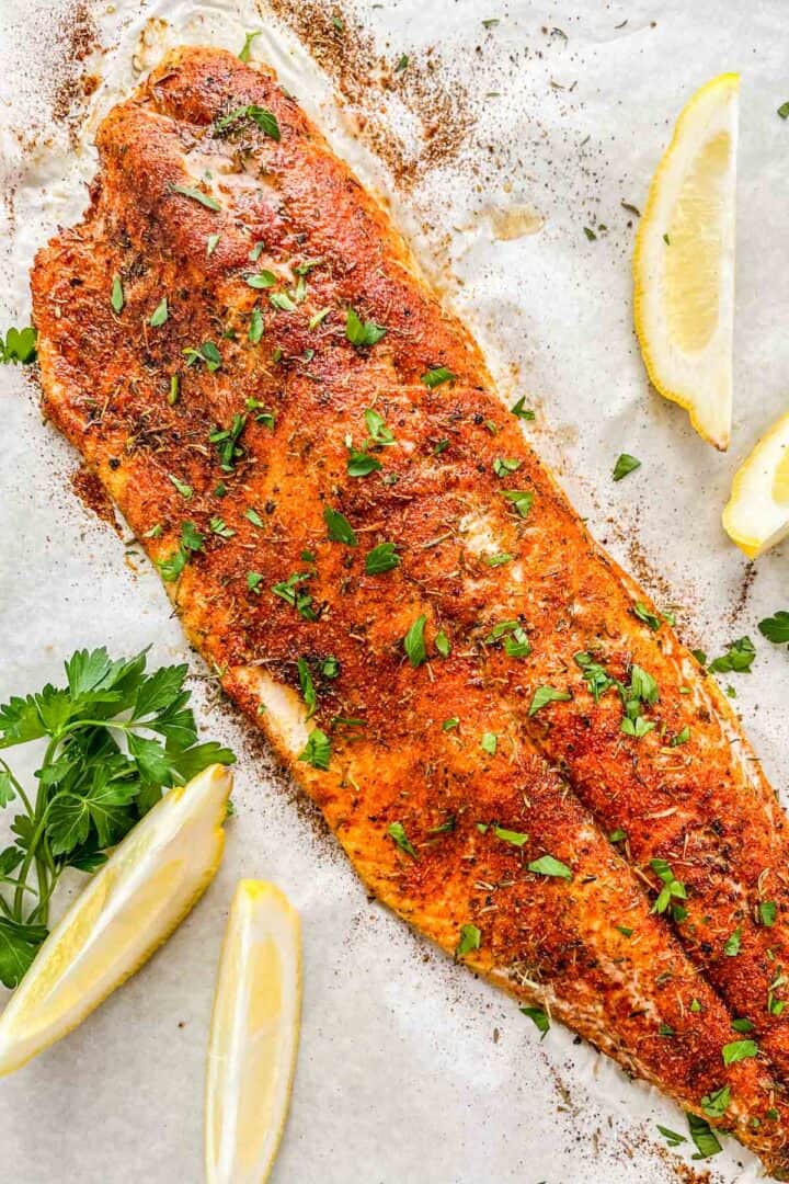 Easy Baked Trout Fillet Recipe - This Healthy Table