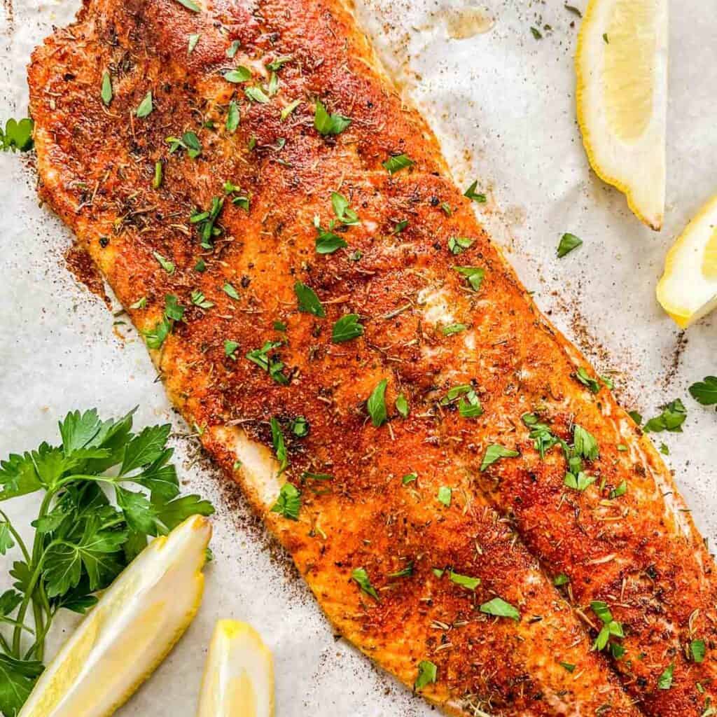 Easy Baked Trout Fillet Recipe - This Healthy Table