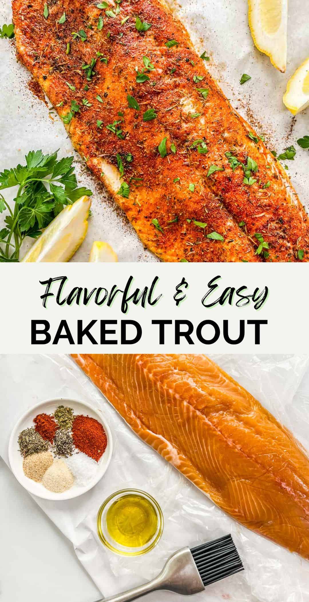Easy Baked Trout Fillet Recipe - This Healthy Table
