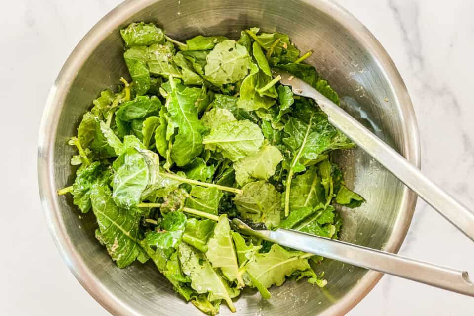 Simple Baby Kale Salad - This Healthy Table