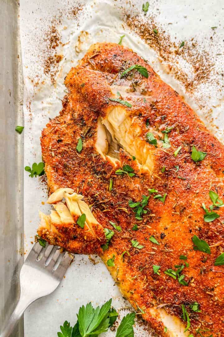 Easy Baked Trout Fillet Recipe - This Healthy Table