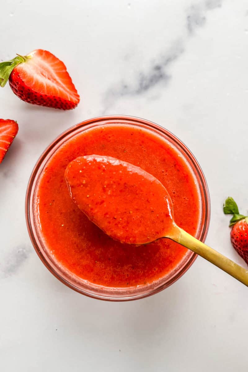 Strawberry Vinaigrette Dressing - This Healthy Table