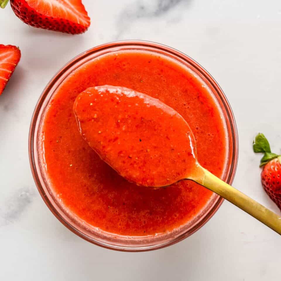 Strawberry Vinaigrette Dressing - This Healthy Table