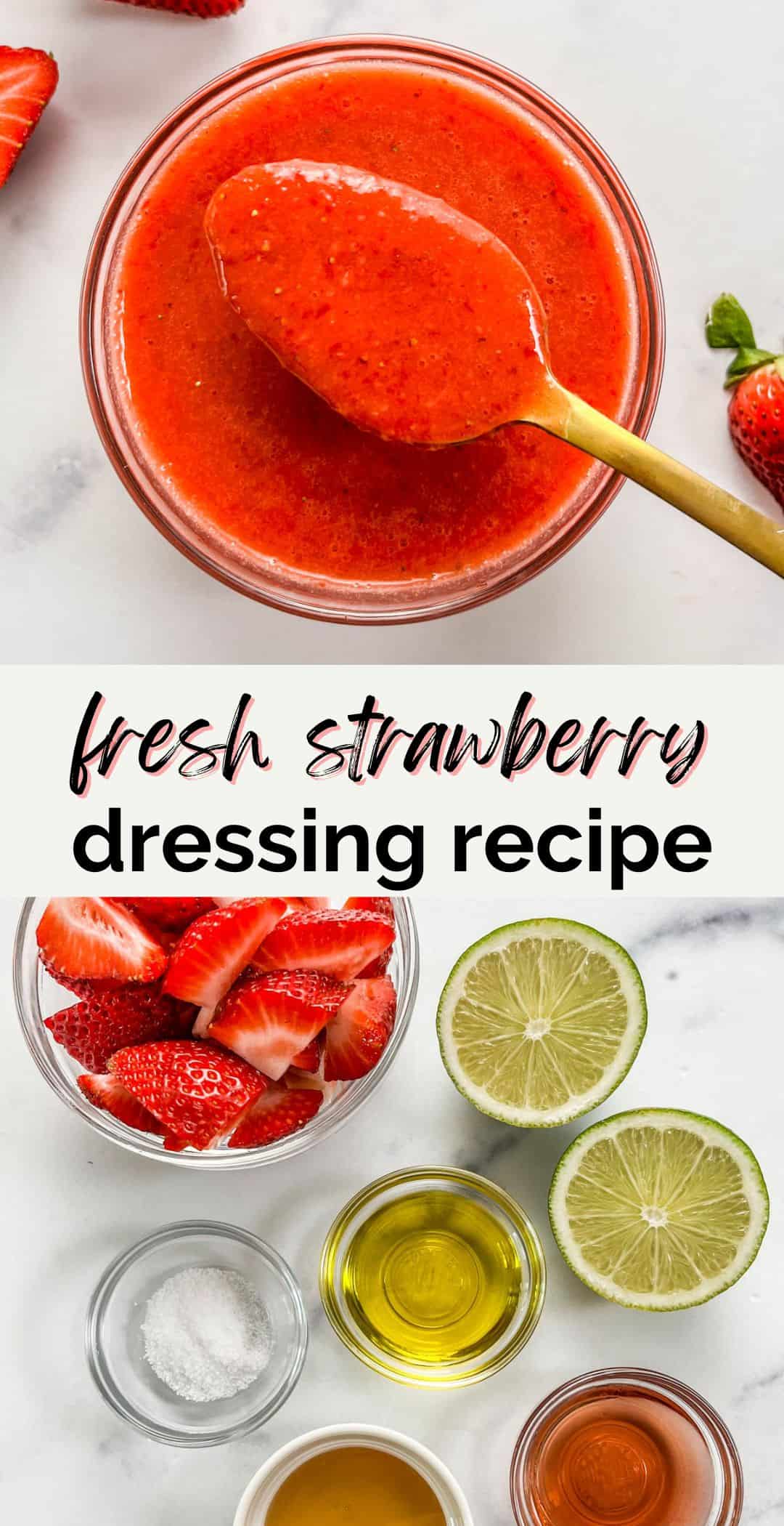Strawberry Vinaigrette Dressing - This Healthy Table